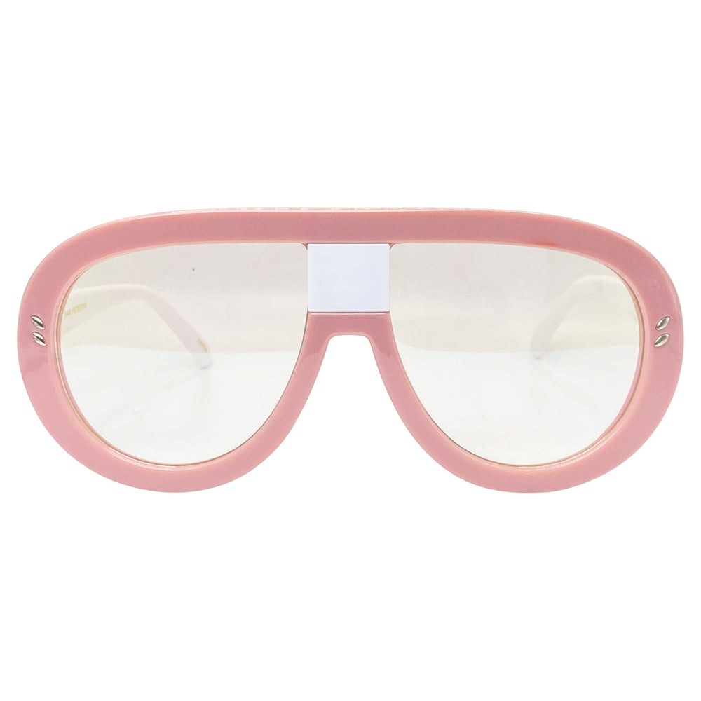 Shop ARTHUR Clear Aviator Chunky Glasses | Giant Vintage Eyewear