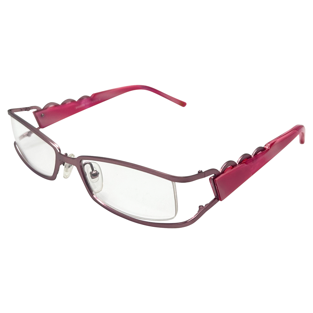 Clear Bayonetta-Style Eyewear | Giant Vintage Eyewear