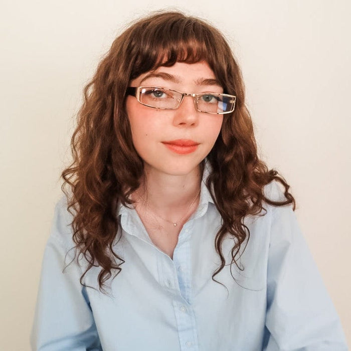 Clear Bayonetta-Style Eyewear | Giant Vintage Eyewear