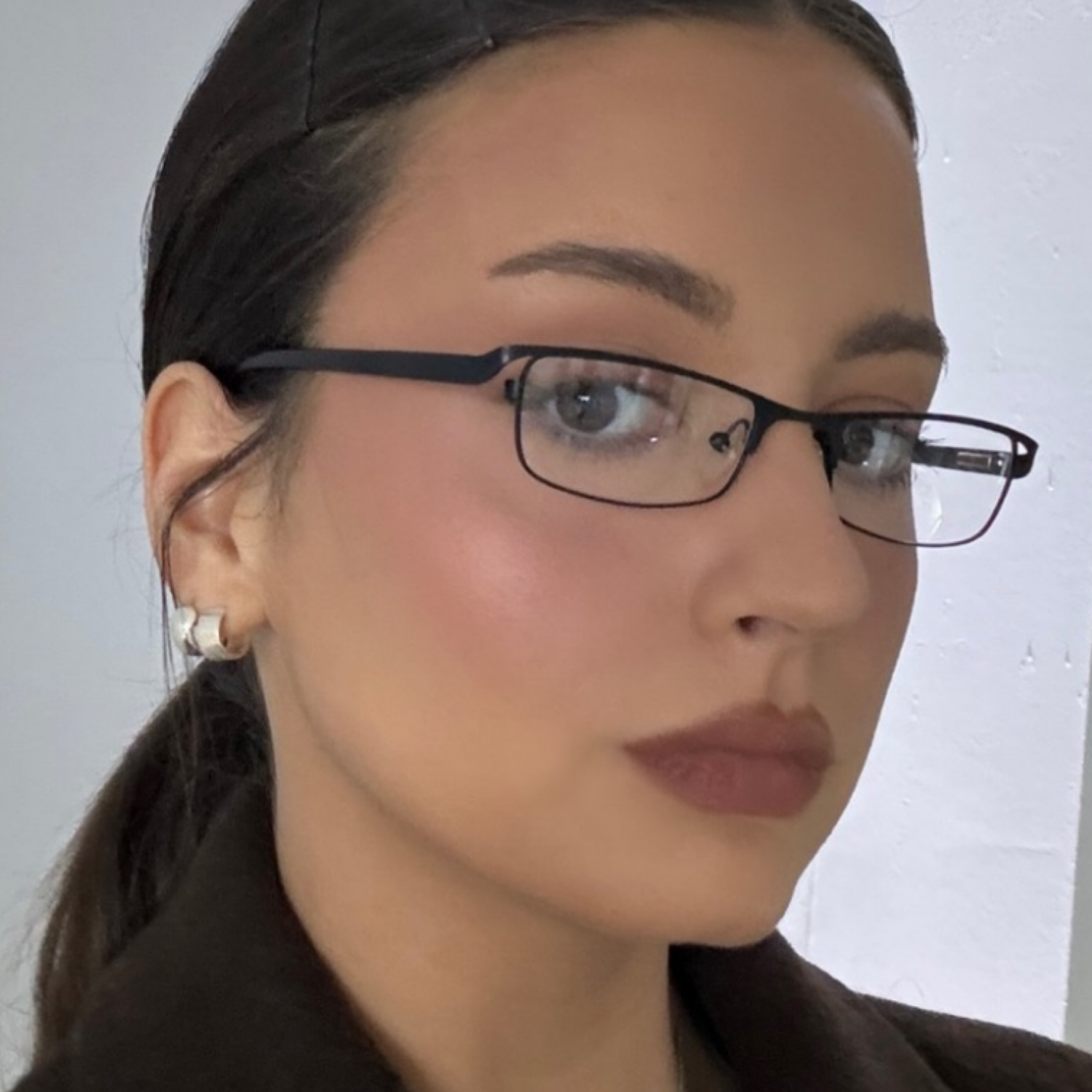 Clear Bayonetta-Style Eyewear | Giant Vintage Sunglasses