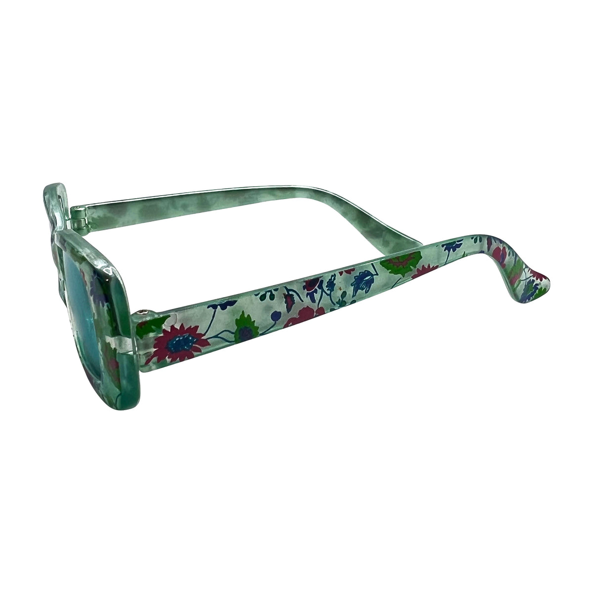 Kids ⭐️ POSIES Green Flower/Green Square | Giant Vintage Eyewear